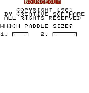 Play Bounce Out | Commodore Vic-20 Online Game