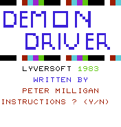 Play Demon Driver | Commodore Vic-20 Online Game