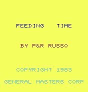 Play Feeding Time | Commodore Vic-20 Online Game