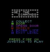 Play Get The Diamonds | Commodore Vic-20 Online Game