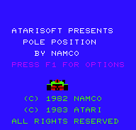Play Pole Position | Commodore Vic-20 Online Game