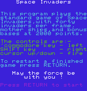 Play Space Invaders | Commodore Vic-20 Online Game