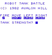 Play Tank Arkade | Commodore Vic-20 Online Game