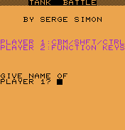 Play Tank Battle | Commodore Vic-20 Online Game