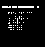 Play Vicside Boxing | Commodore Vic-20 Online Game